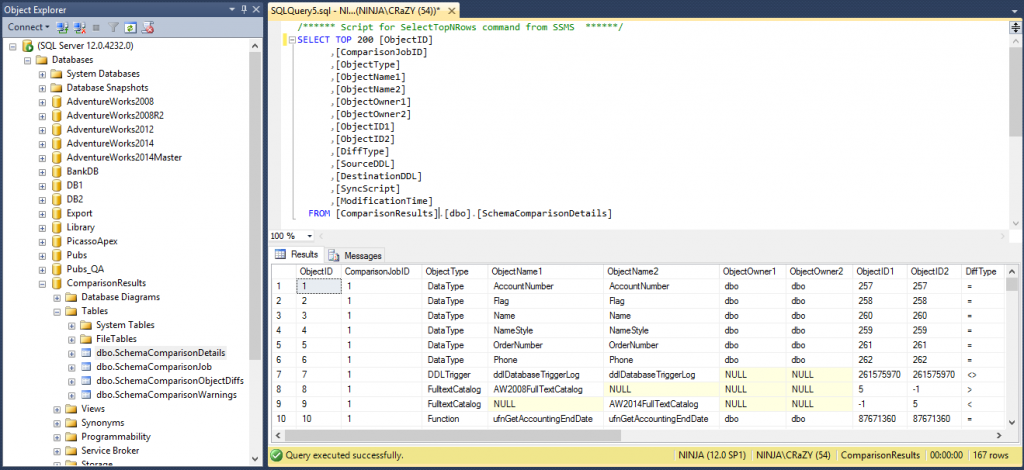 What’s new in ApexSQL Diff 2017
