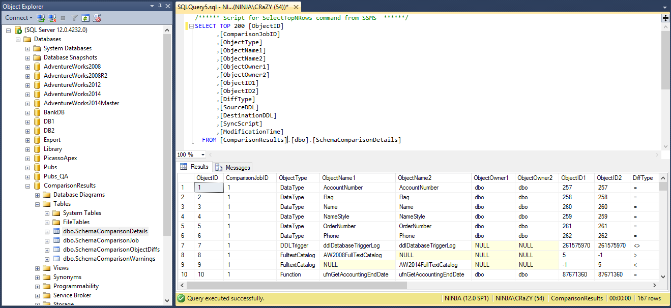 What’s new in ApexSQL Diff 2017