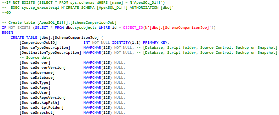 Whats New In Apexsql Diff 2017