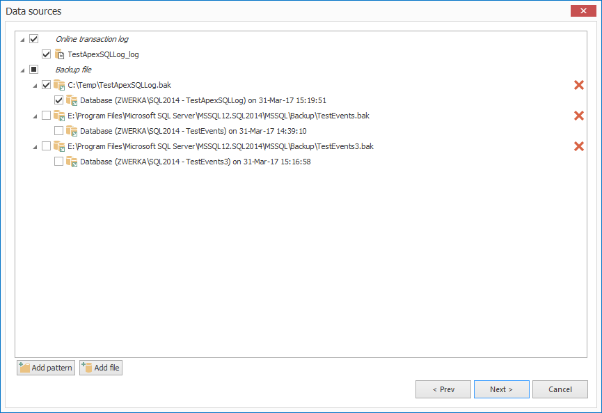 ApexSQL Log 2016 - Screen shot tour
