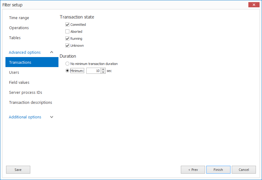 ApexSQL Log 2016 - Screen shot tour