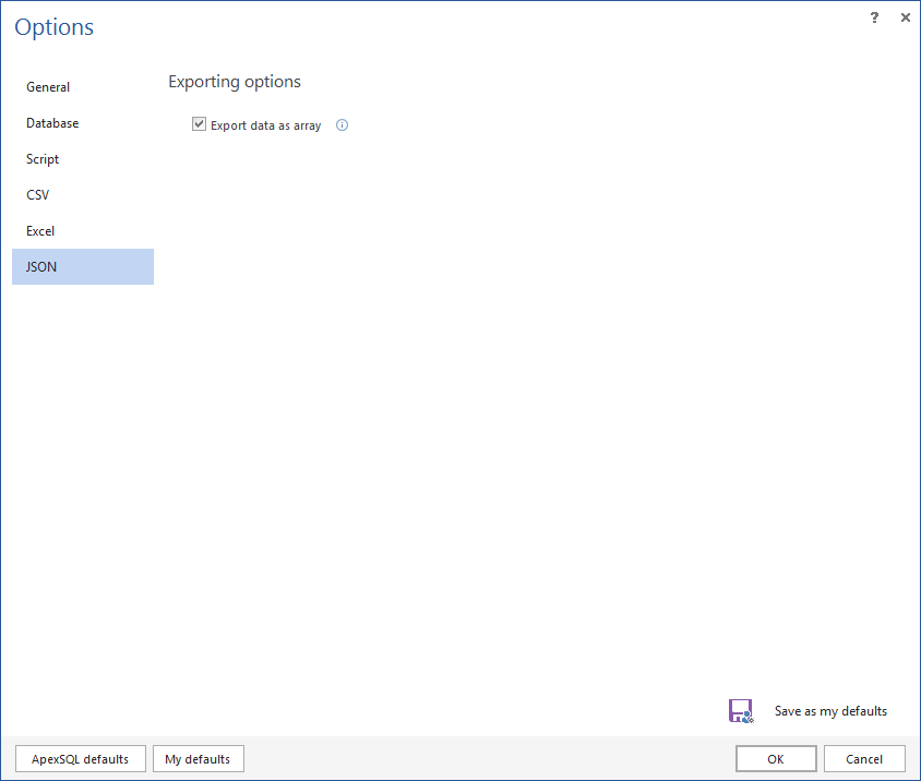 ApexSQL Generate 2016 – Screen shot tour