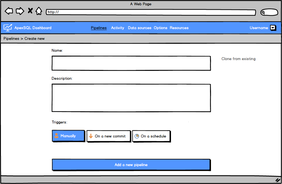 Sneak peek at the new ApexSQL CI/CD toolkit web dashboard