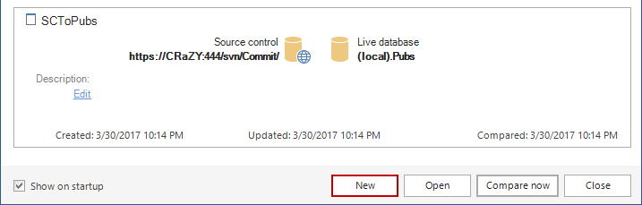 ApexSQL Data Diff 2016 - Screen shot tour