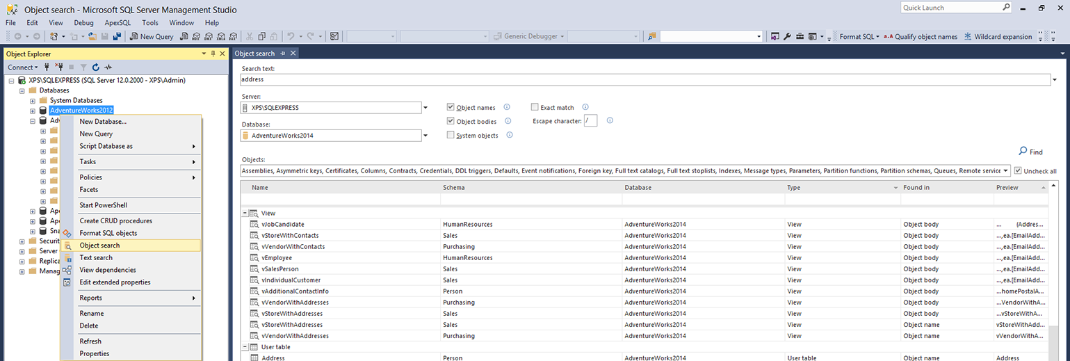 ApexSQL Search 2016 R7 – Product update alert