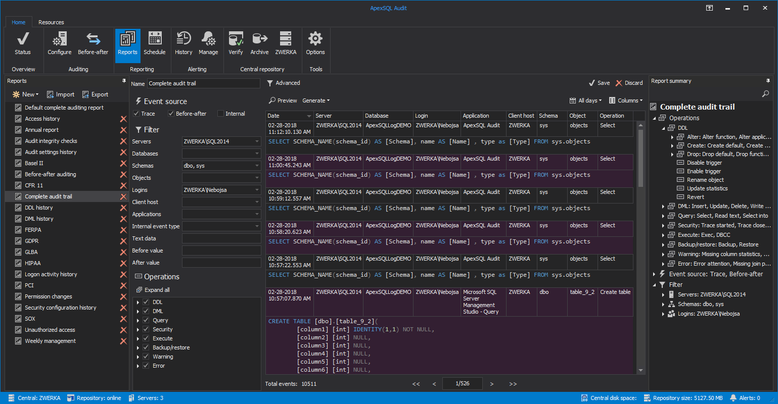 ApexSQL Audit 2018 R5 – Product update alert
