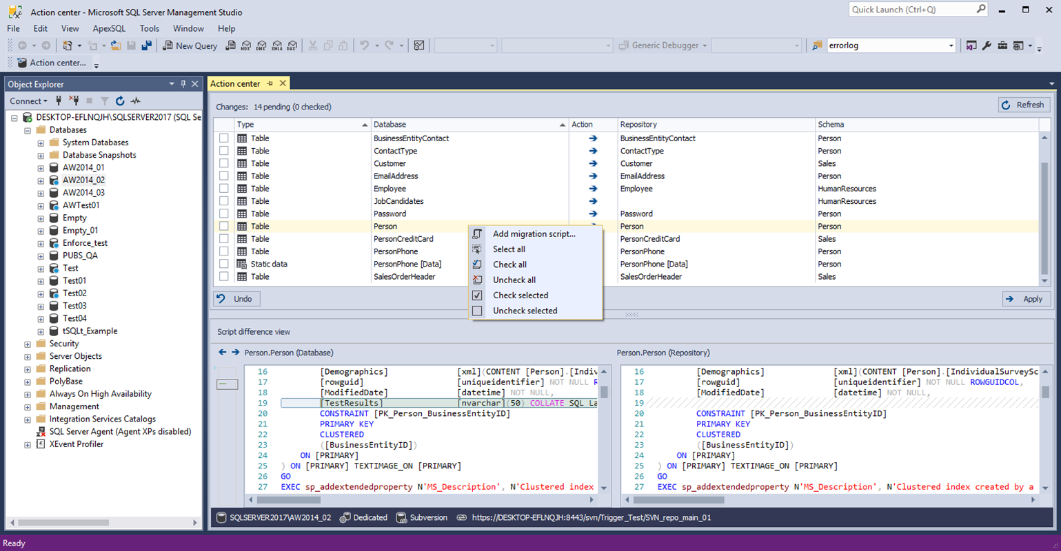 ApexSQL Source Control 2019 – Product update alert ApexSQL Source Control 2019 – Product update alert