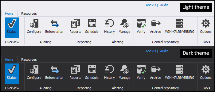ApexSQL visual experiences ApexSQL visual experiences