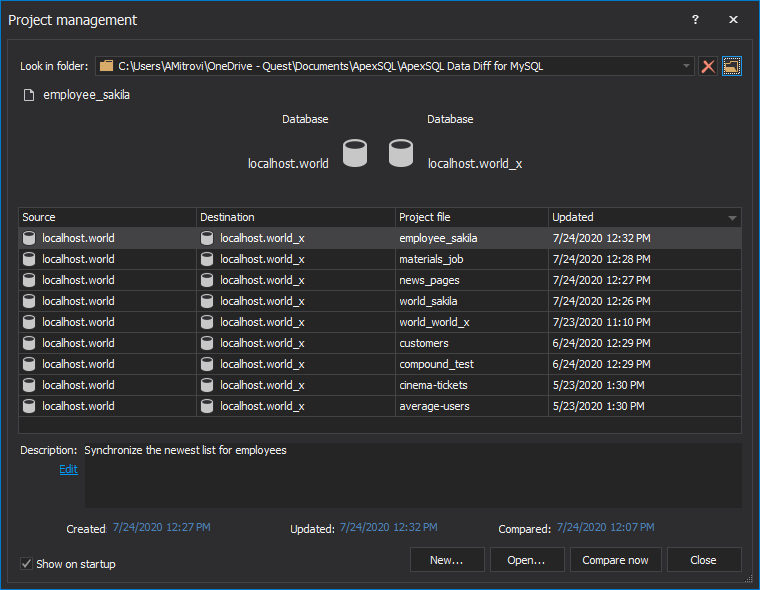 Whats New In Apexsql Apexsql Data Diff For Mysql