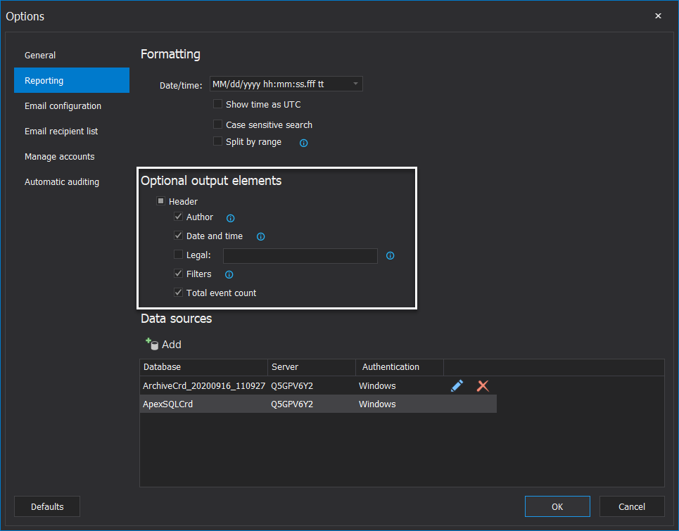 What’s new in ApexSQL Audit 2020 R4