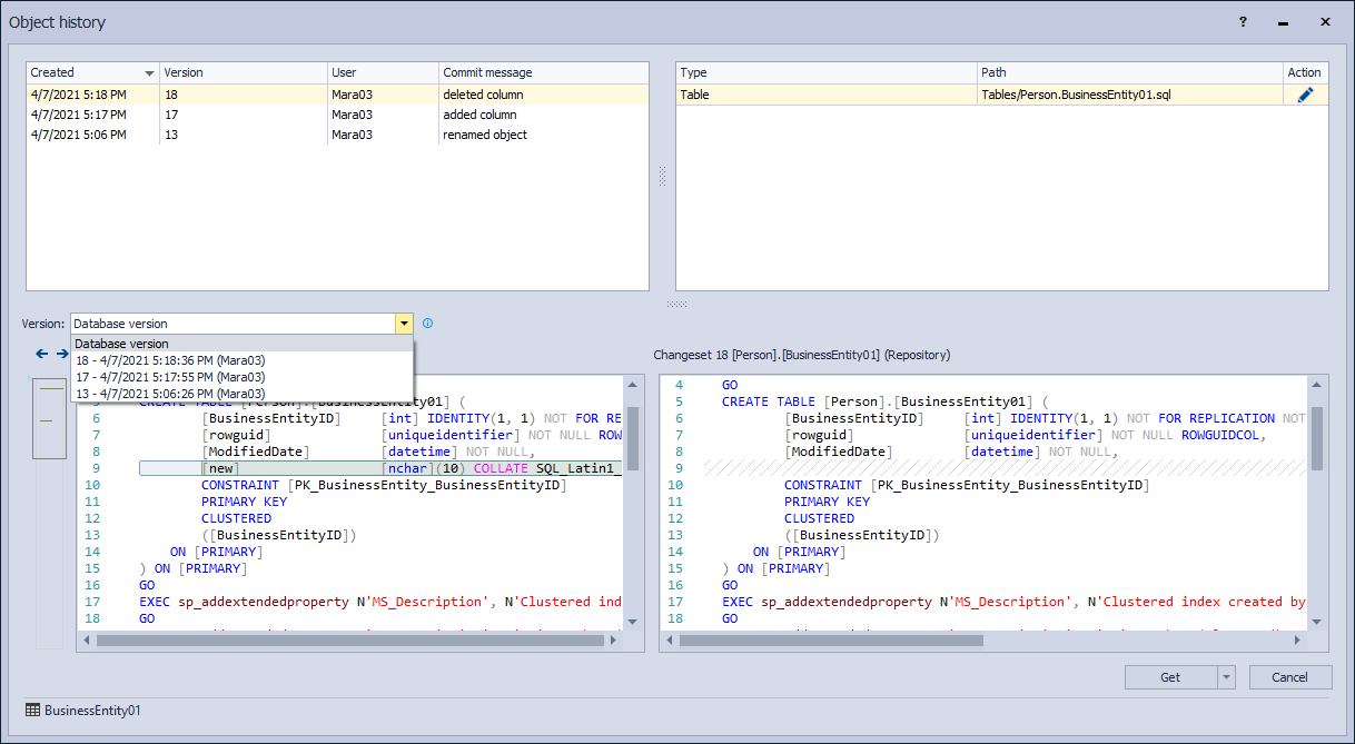 Apexsql Source Control 2021 Screen Shot Tour